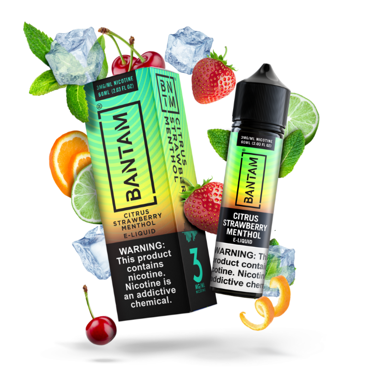 Bantam Citrus Strawberry Menthol E-Juice 60ml - Eleaf Official Store